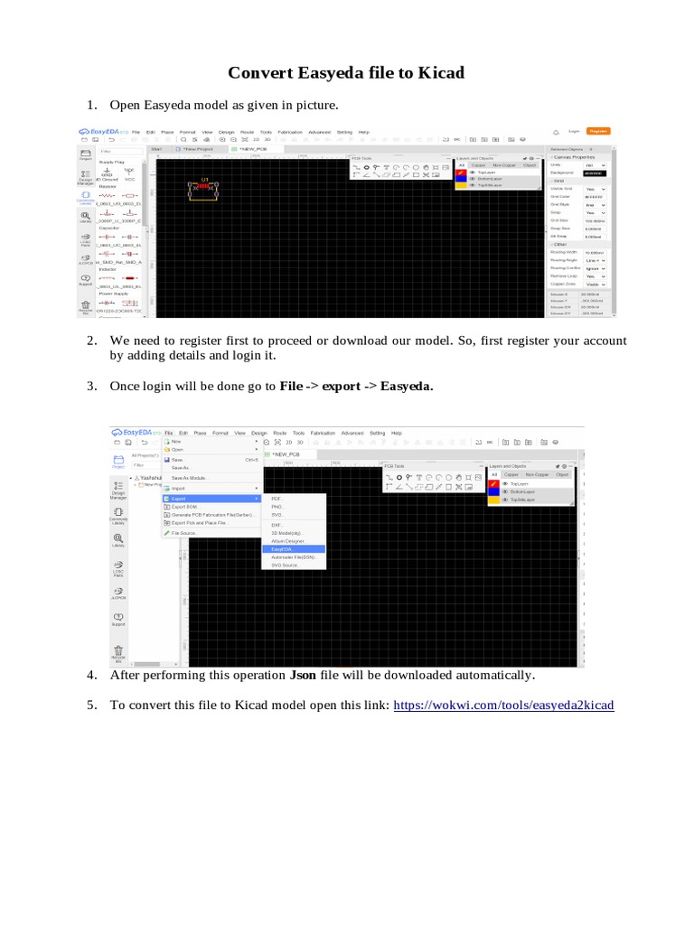 EasyEDA 2 KiCad | PDF | Computers