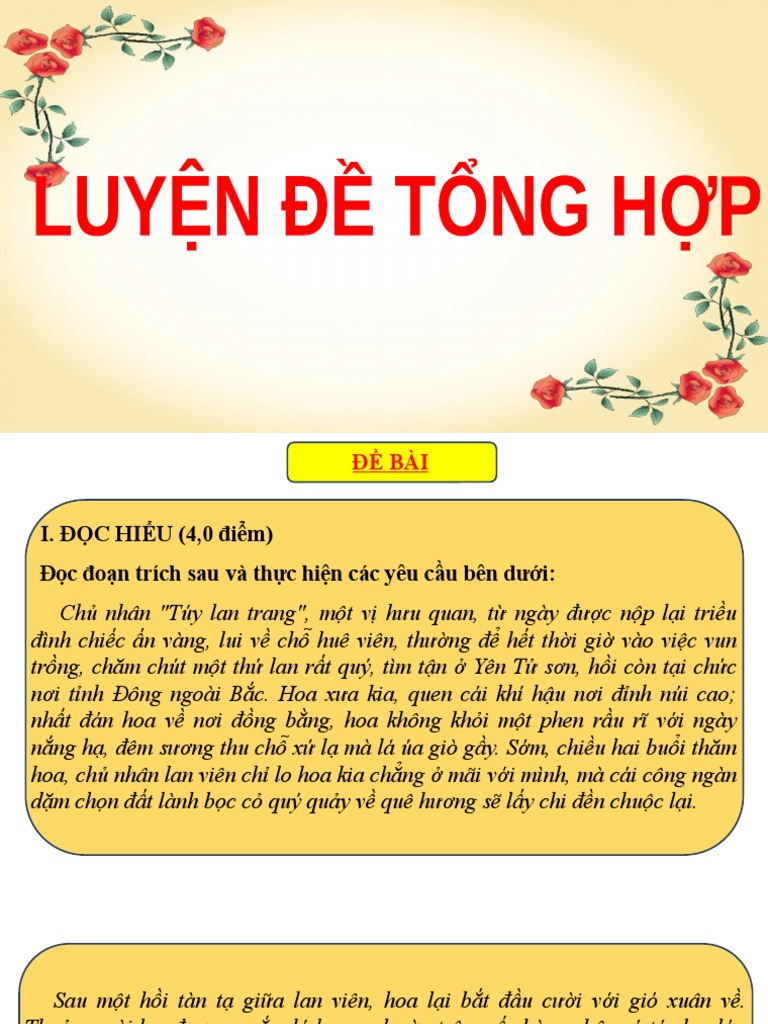 Tlv - Luyện Đề Tổng Hợp | PDF