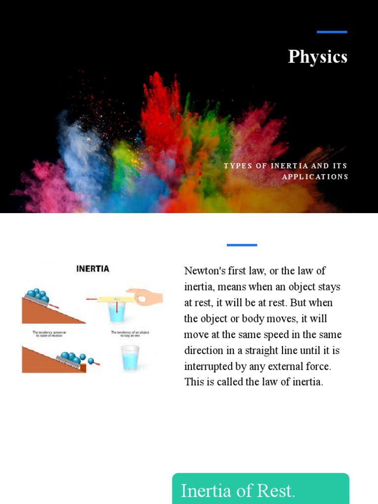 Physics Inertia Pdf Inertia Force