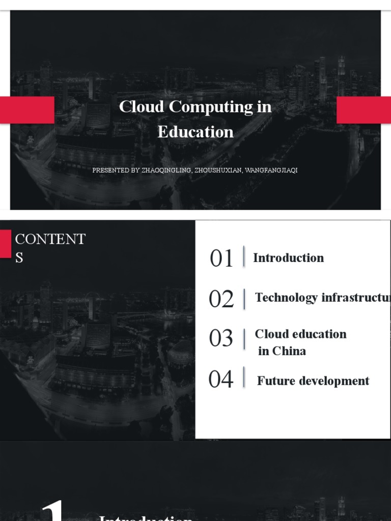 Cloud Computing in Education: Presented by Zhaoqingling, Zhoushuxian, Wangfangjiaqi | Download ...