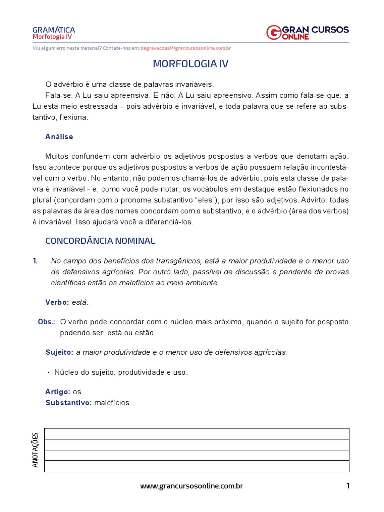 Resumo - 1451205 Claiton Natal de Souza - 172437120 Gramatica Aplicada ... Resumo - 1451205 Claiton Natal de Souza - 172437120 Gramatica Aplicada ...