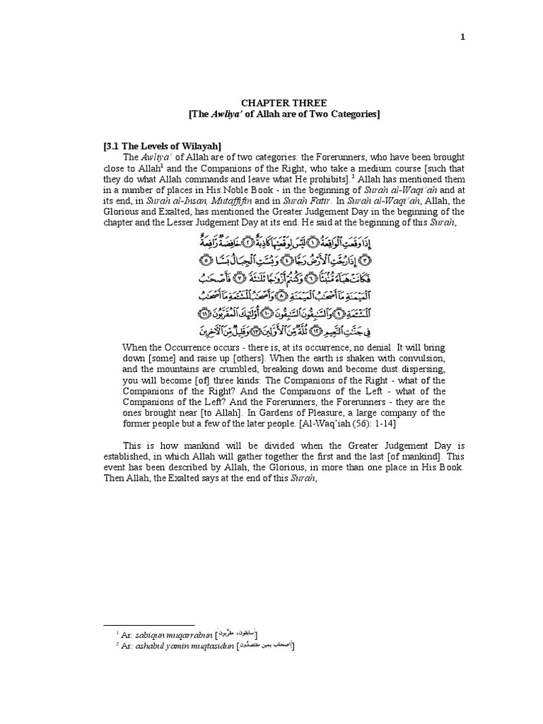 Categories of Awliya' in Islam | PDF | Prophets And Messengers In Islam ...