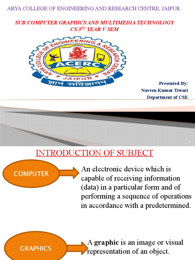 CGMT PPT Unit-1 | PDF | Printer (Computing) | Liquid Crystal Display