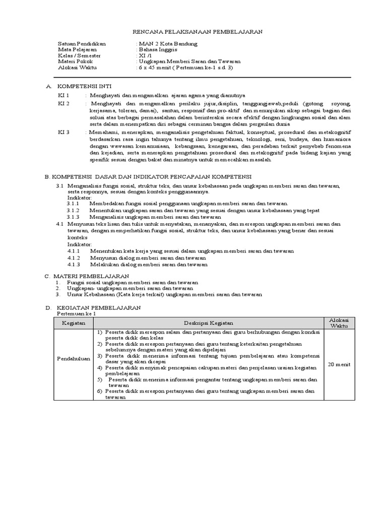 RPP Ganjil | PDF | Karier & Perkembangan | Seni & Disiplin Bahasa