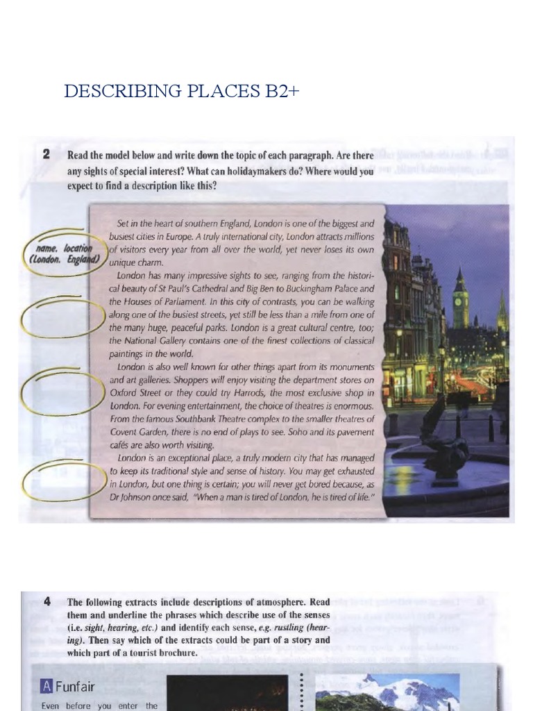 Describing Places 2 | PDF