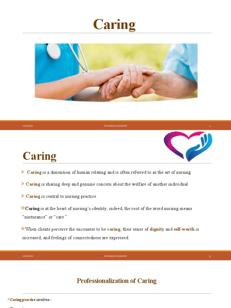 Caring | PDF | Nursing | Compassion