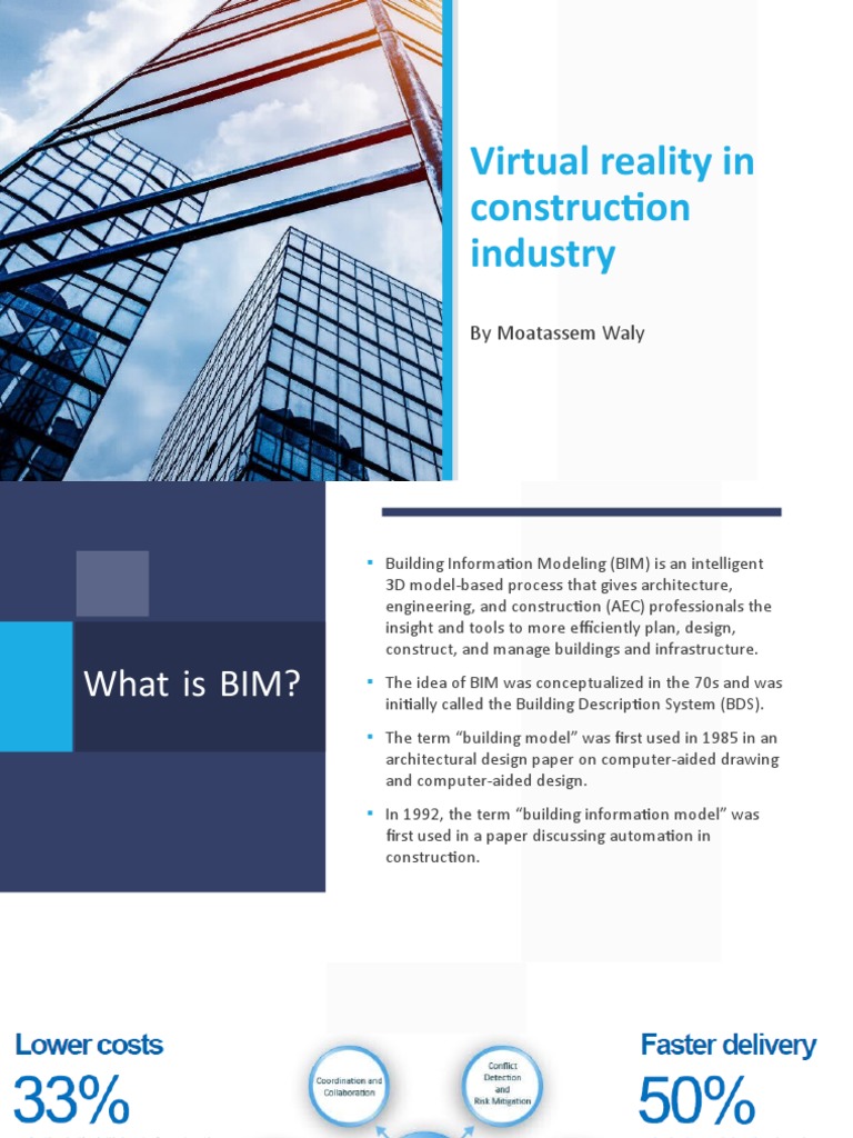 Virtual Reality In Construction Industry Pdf Augmented Reality