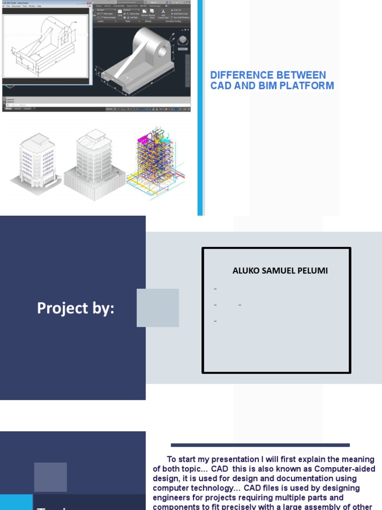 Difference Between CAD and BIM Platforms | PDF | Building Information ...