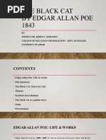 The Black Cat | PDF | Edgar Allan Poe