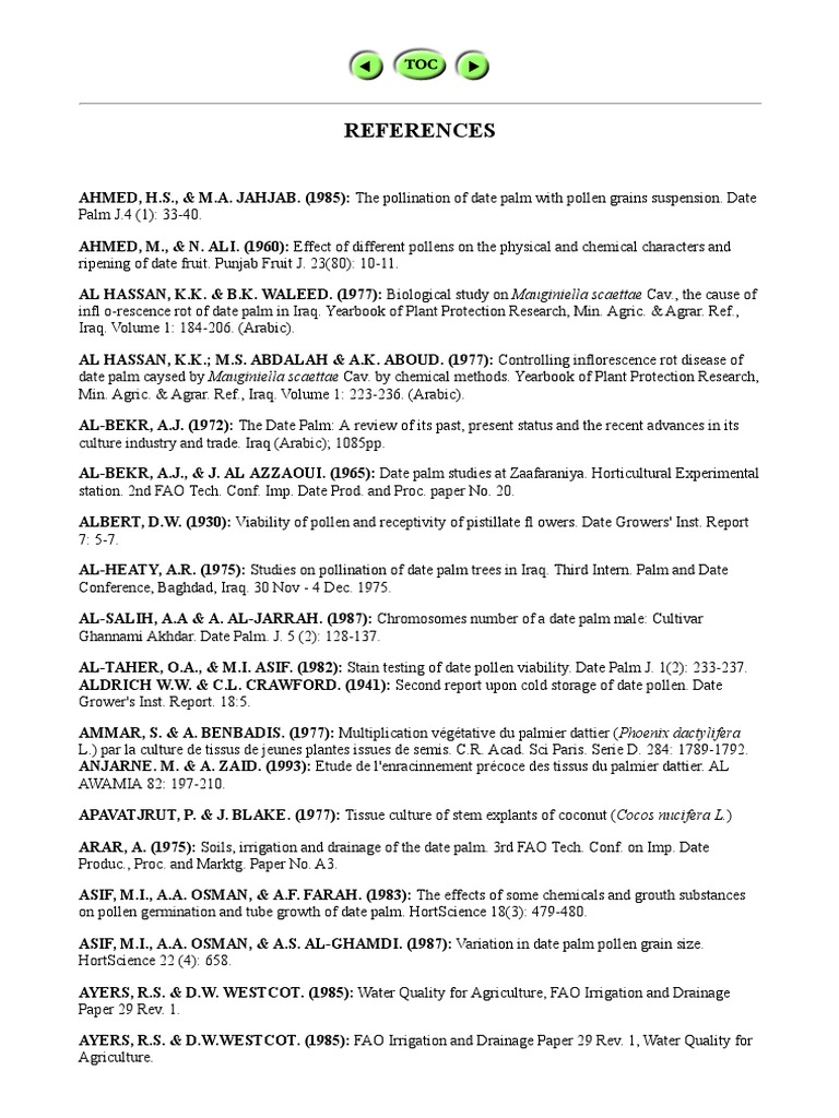 References | PDF | Coconut | Agriculture