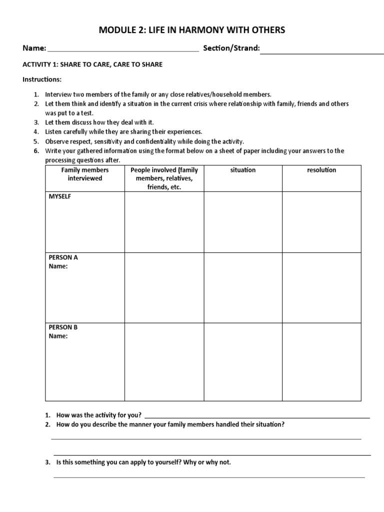 Homeroom Guidance Module 2 | PDF | Cognition