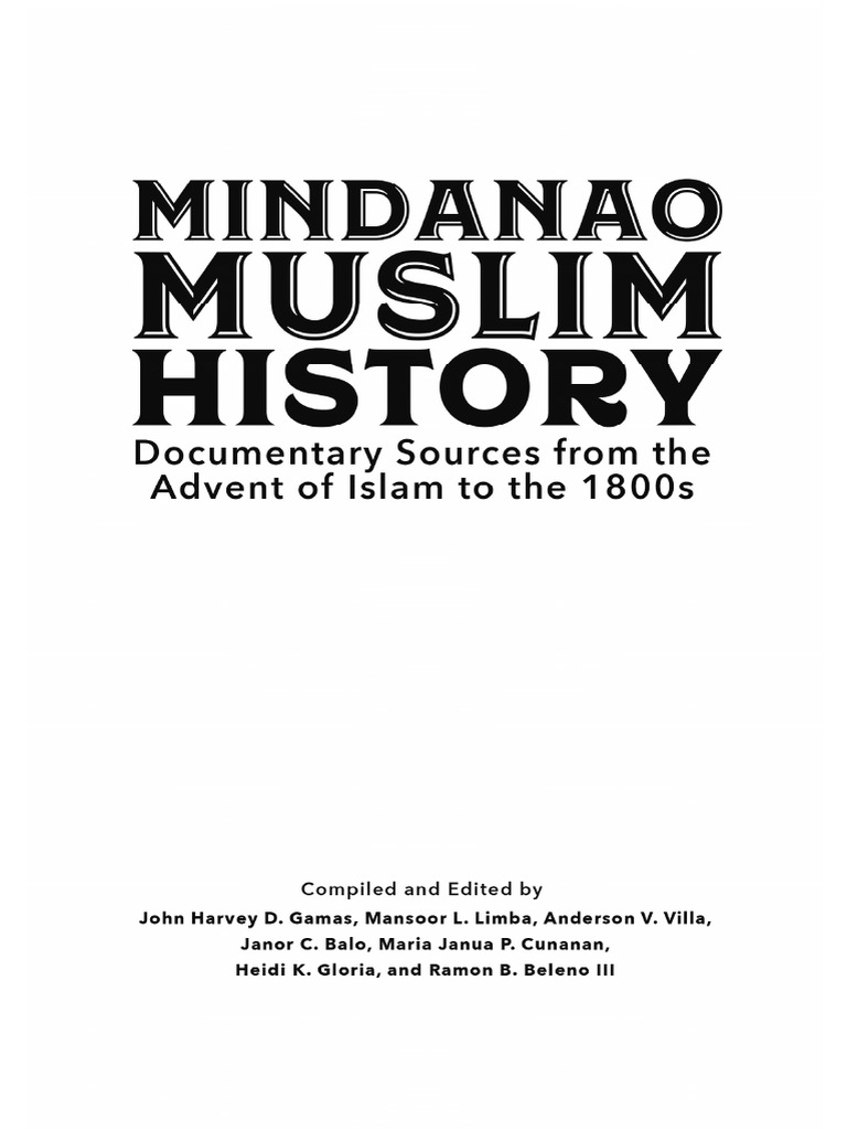 Mindanao Muslim History Documentary Sour | PDF