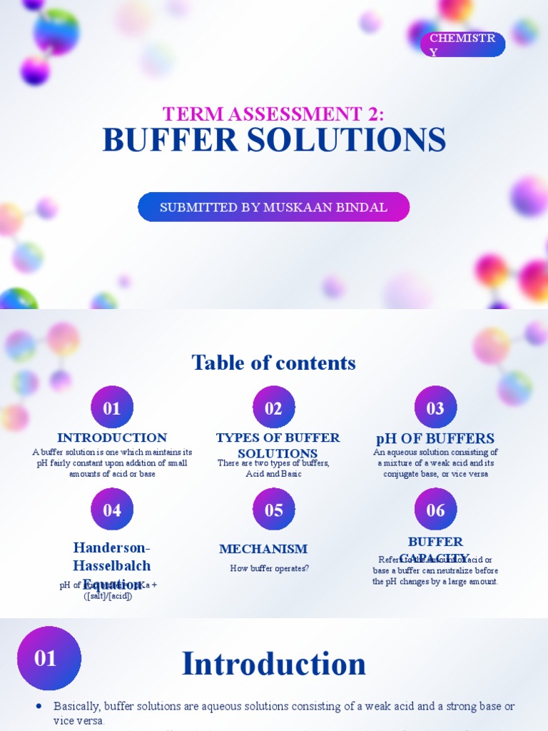 PPT BUFFER SOLUTIONS | PDF
