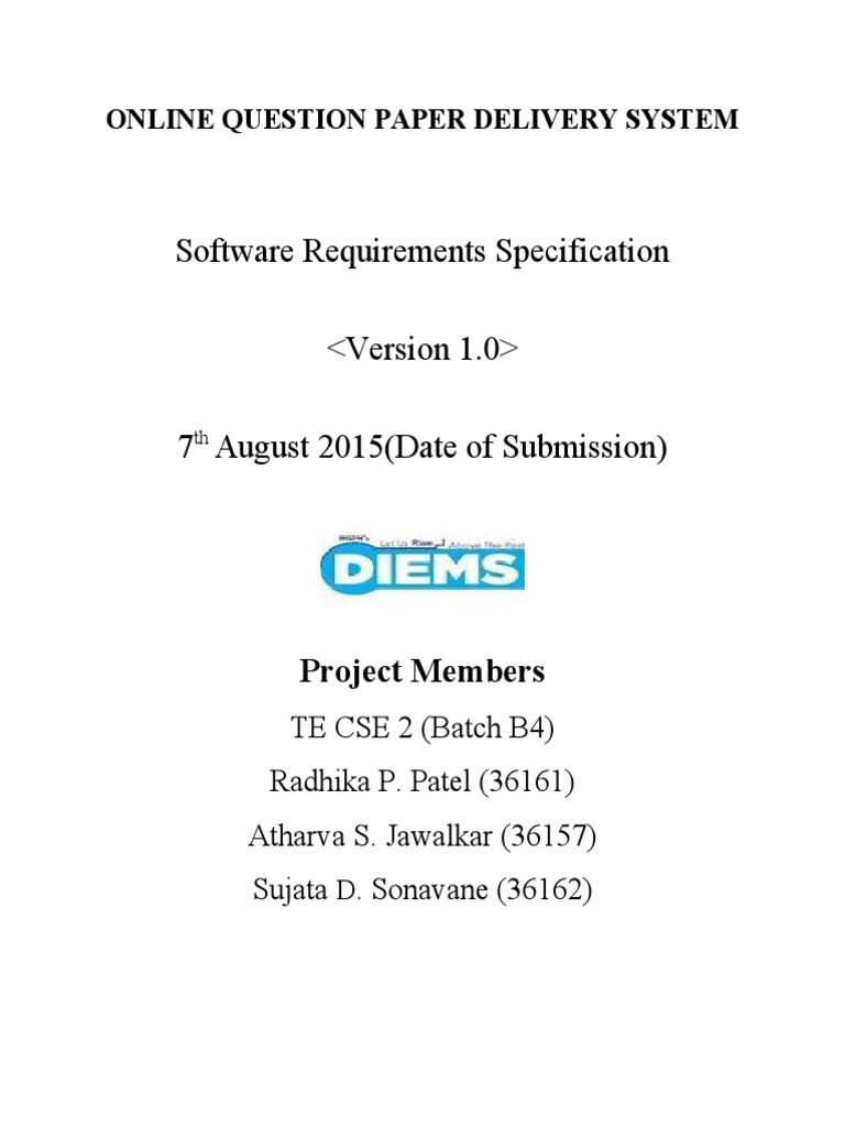 SRS Format | PDF | Ajax (Programming) | Databases