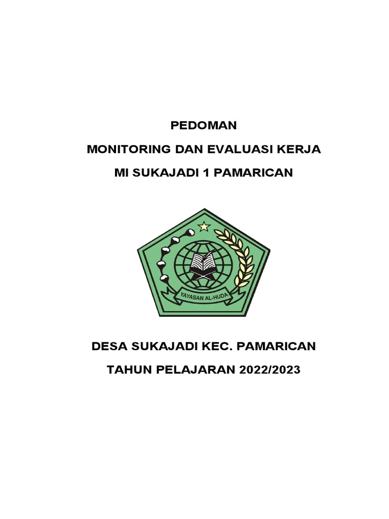 Pedoman Monitoring Dan Evaluasi Kerja | PDF