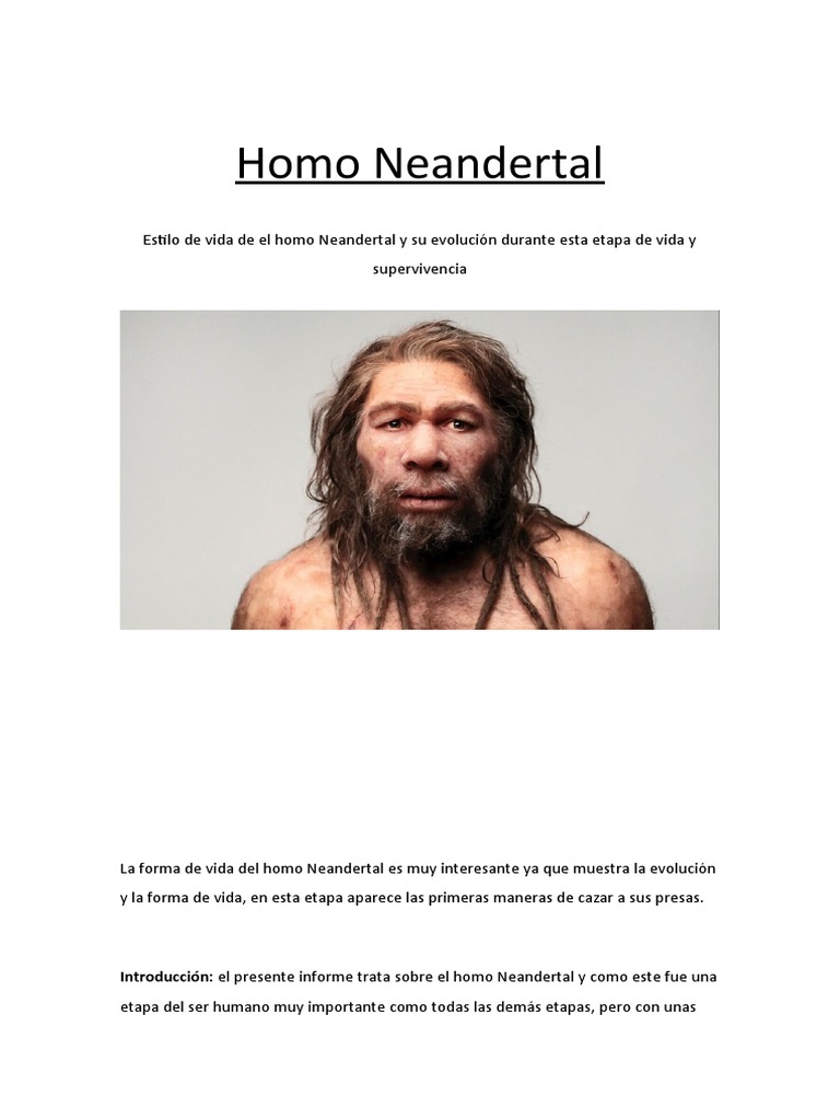 Neandertal 3 | PDF | neanderthal | Homo