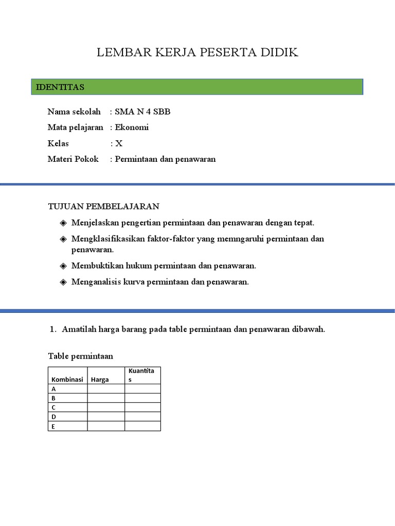 LKPD PJBL | PDF | Metode & Bahan Ajar