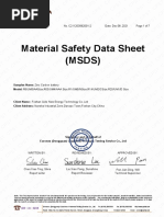 MSDS Certificate | PDF