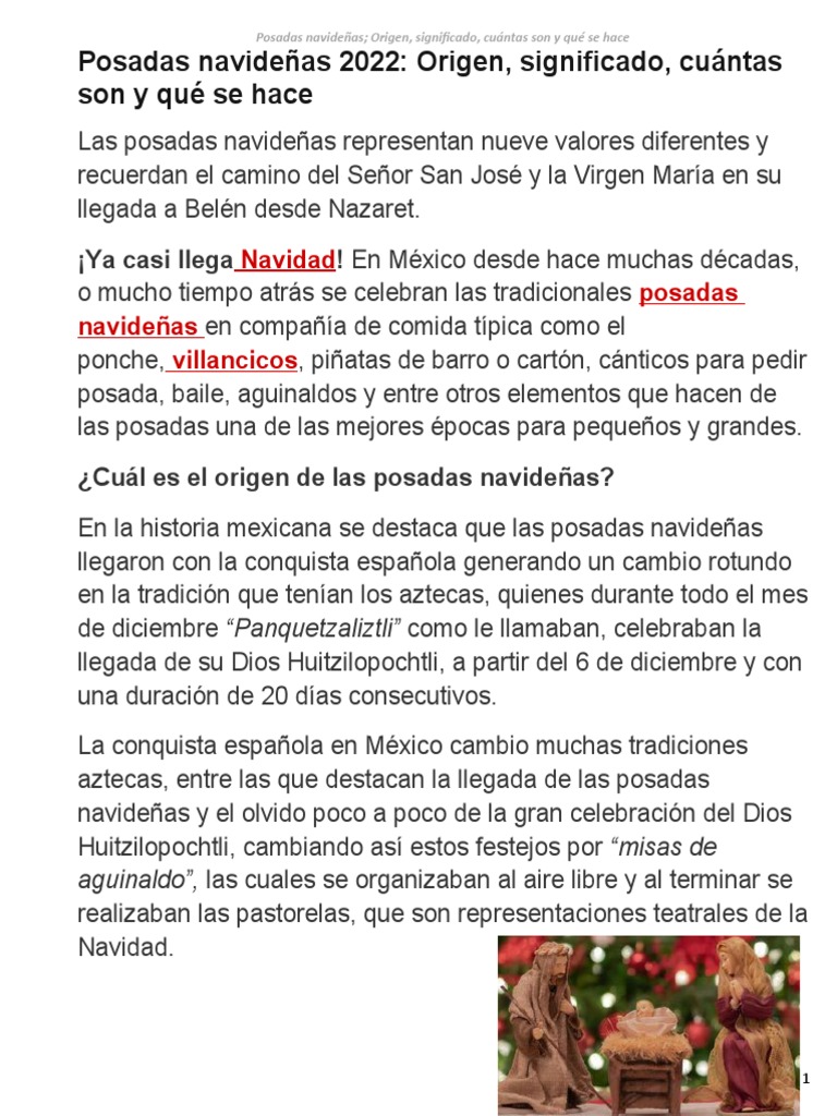 Posadas Navideñas 2022 | PDF | Navidad