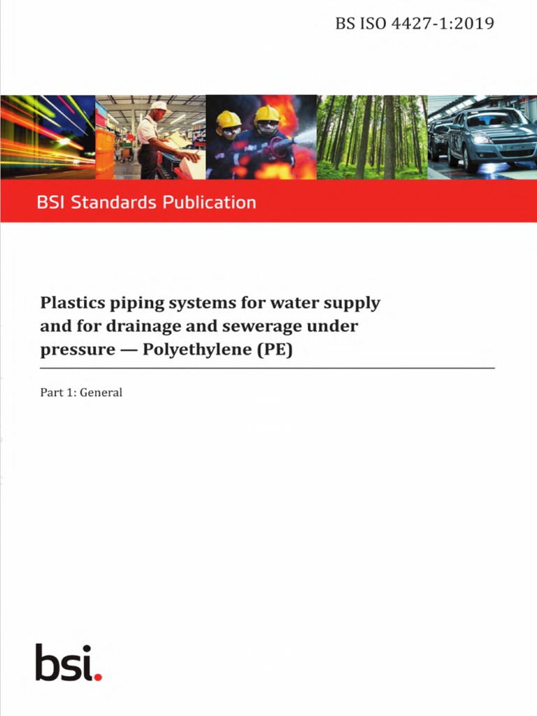 ISO 4427-1 (2019) - Polyethylene (PE) Pipes and Fittings - Part I ...