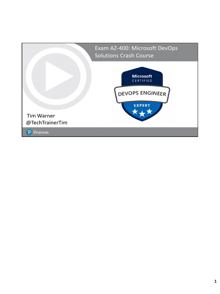 Warner AZ400 Slides | PDF | Software Repository | Software