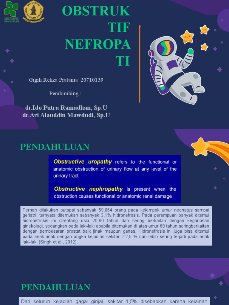 Nefropati Obstruktif: Penyebab dan Terapi | PDF