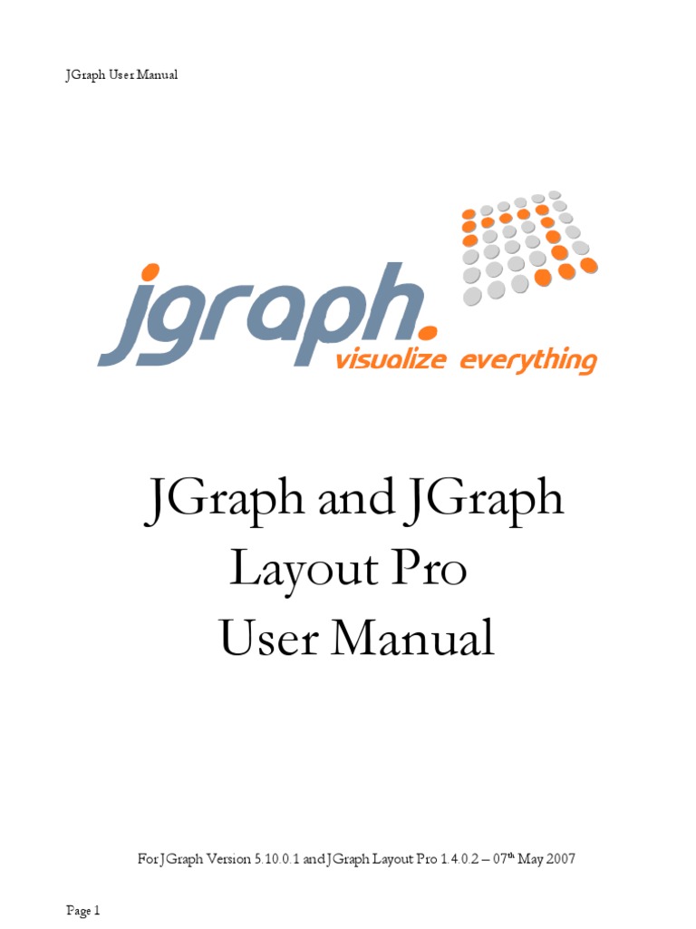 Jgraph and Jgraph Layout Pro User Manual | PDF | Page Layout | Graph Theory