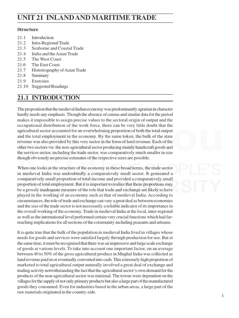 Unit 21 | PDF | Trade | Strait Of Malacca