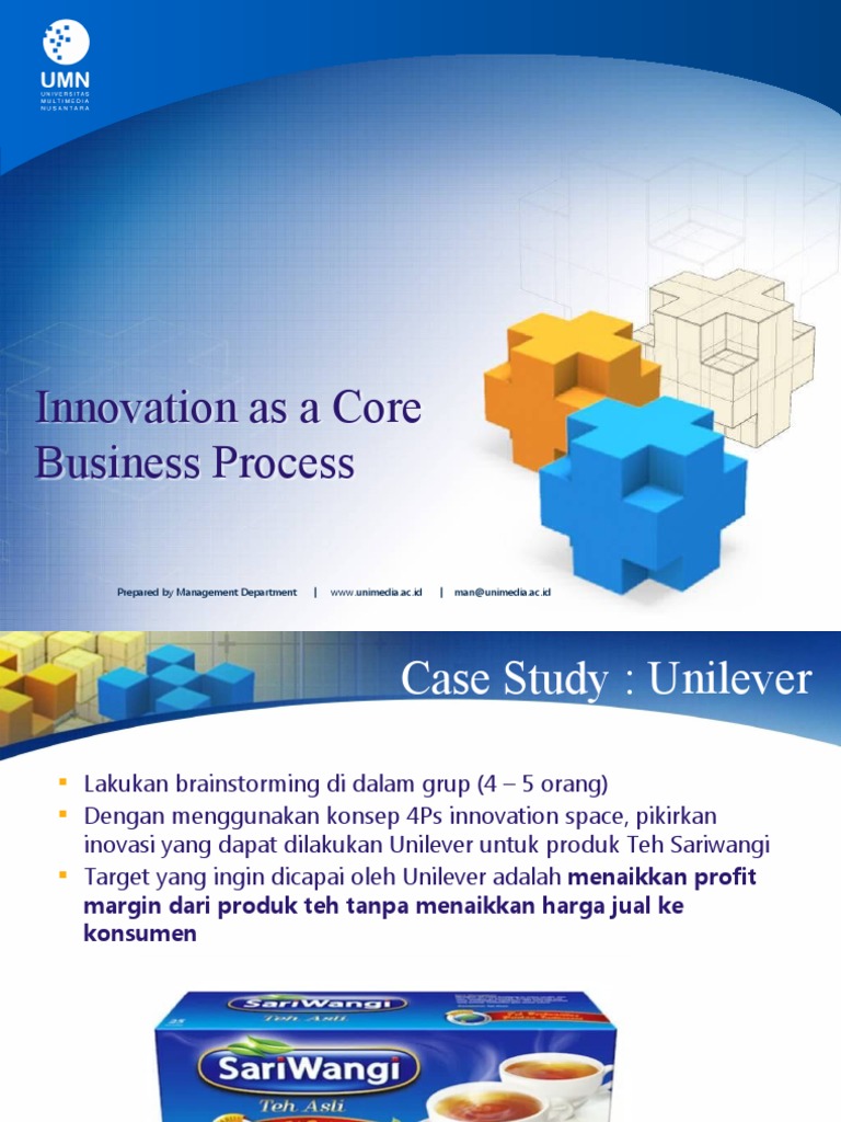 Unilever's Innovation Process Overview | PDF | Innovation | Evaluation