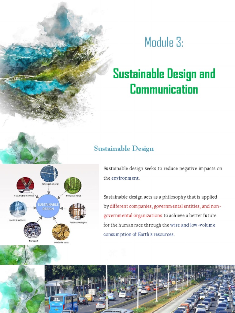 Module 3 | PDF | Life Cycle Assessment | Sustainable Design