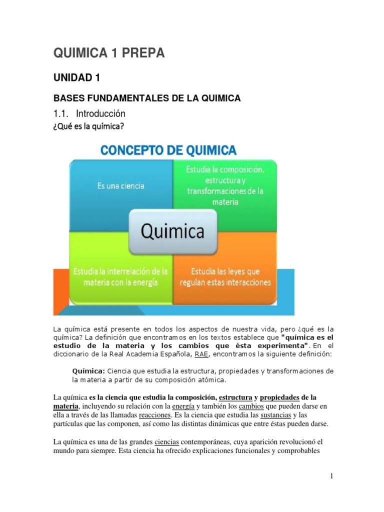 Apuntes Quimica Prep | PDF | Química | Importar