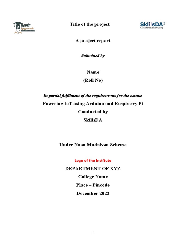 NM IoT Project Report | PDF | Computing