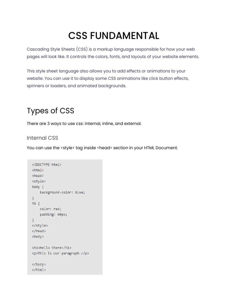 Css Fundamental Daffa Faiz Athallah | PDF | Software Engineering | Web ...