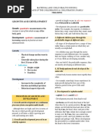 Pediatric Nursing Notes | PDF | Nursing | Pediatrics