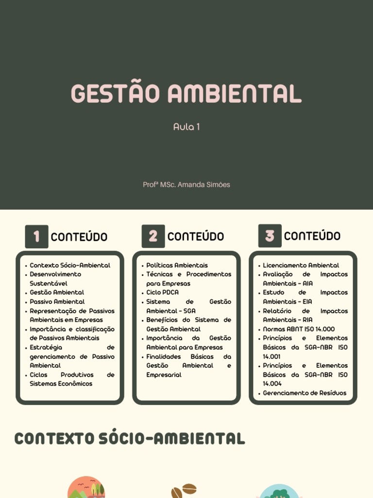 Gestão Ambiental Aula 1 Pdf Desperdício Gestão De Recursos