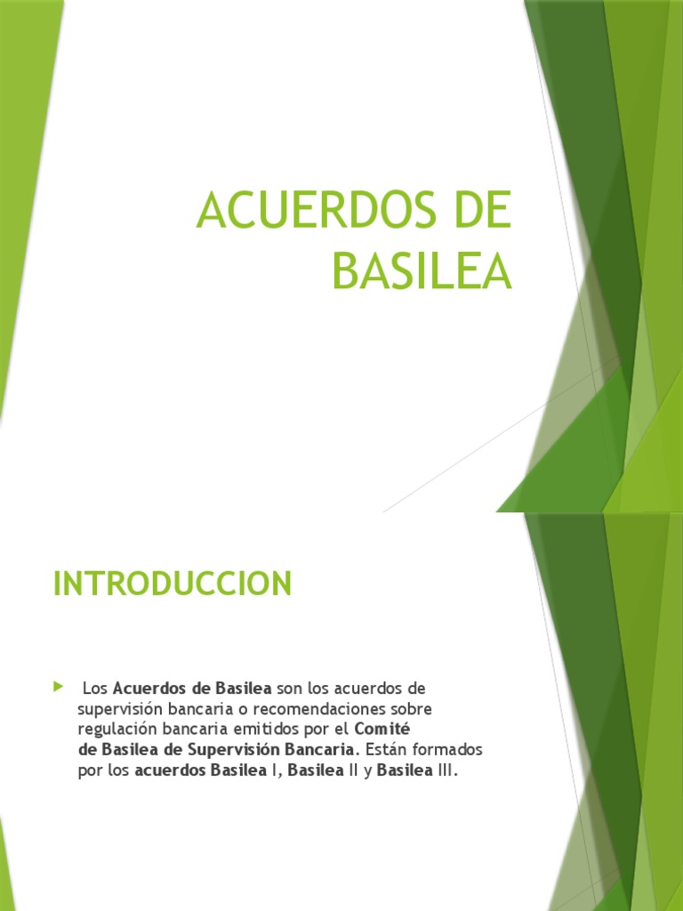Acuerdos de Basilea | PDF | Basilea Iii | Basilea Ii