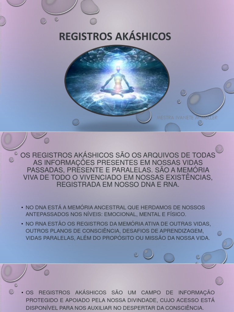Registros Akashicos | PDF | Vida | Memória