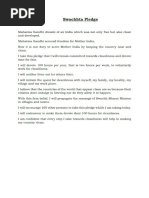 Swachhta Pledge PDF | PDF