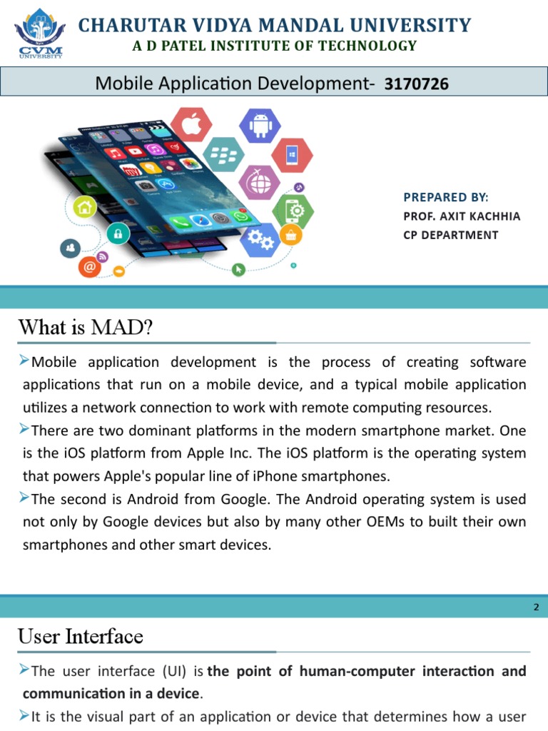 MAD Ch-4 | PDF | Graphical User Interfaces | Application Software
