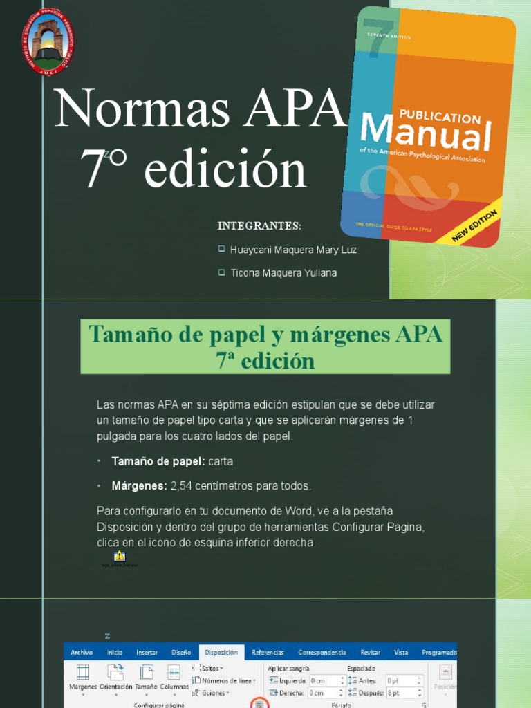 Normas APA 7° Edición | PDF | Ventana (informática) | Puntuación