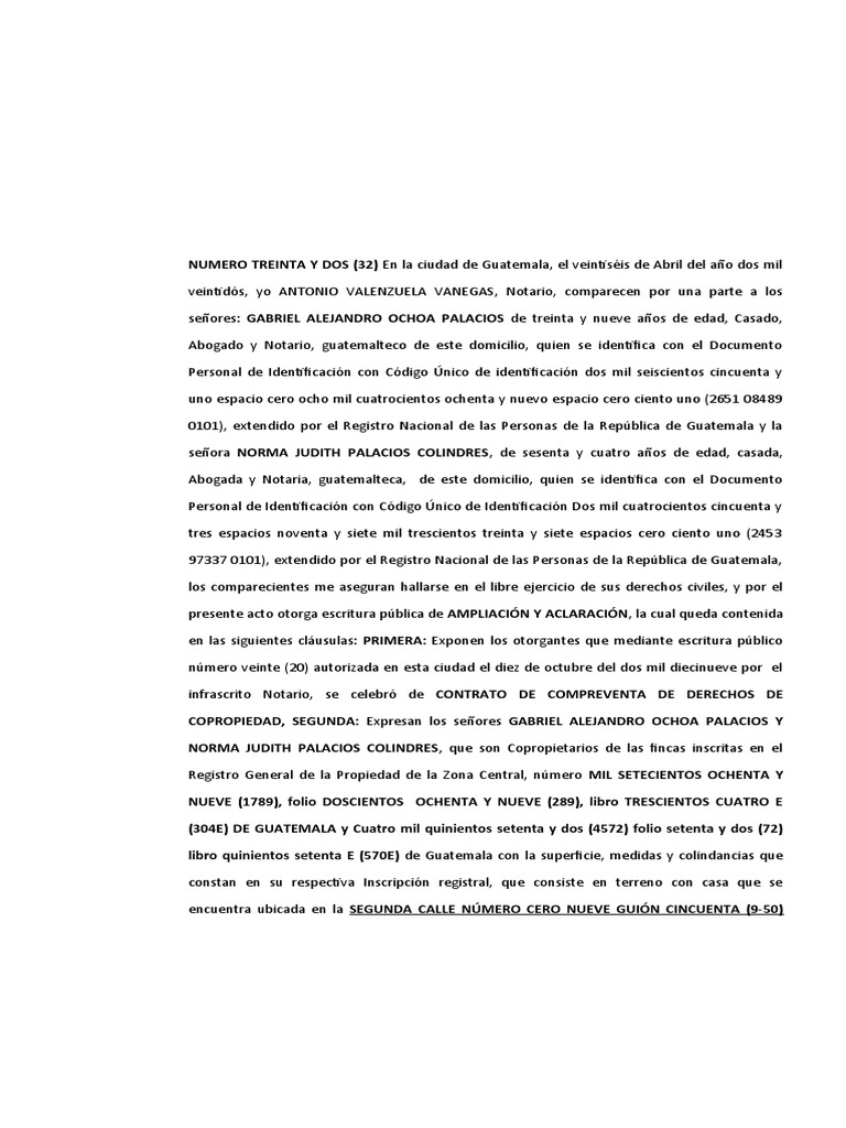 Numero Treinta y Dos | PDF | Guatemala
