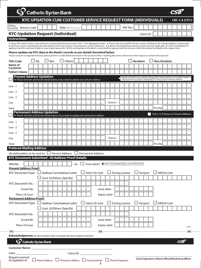 CRF-1 A (CPC) | PDF | Online Banking | Banks & Banking