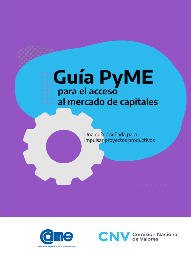 Guia Pyme para El Acceso Al Mercado de Capitales 1512 1502 | PDF | Finanzas y dinero | Derecho
