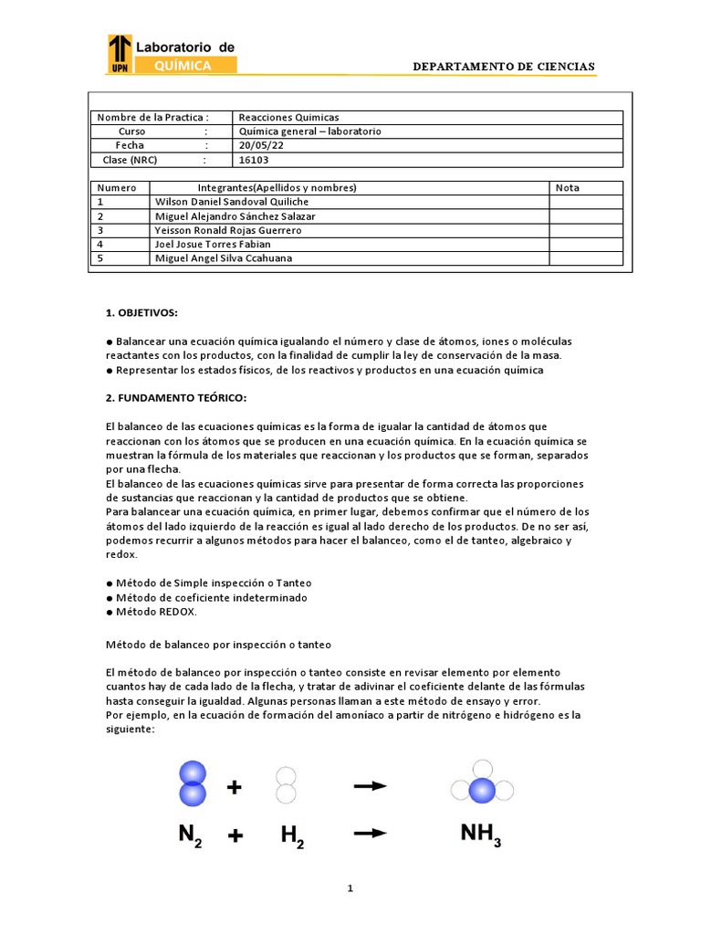 Informe de Laboratorio Semana 8 | PDF | Redox | Cloro