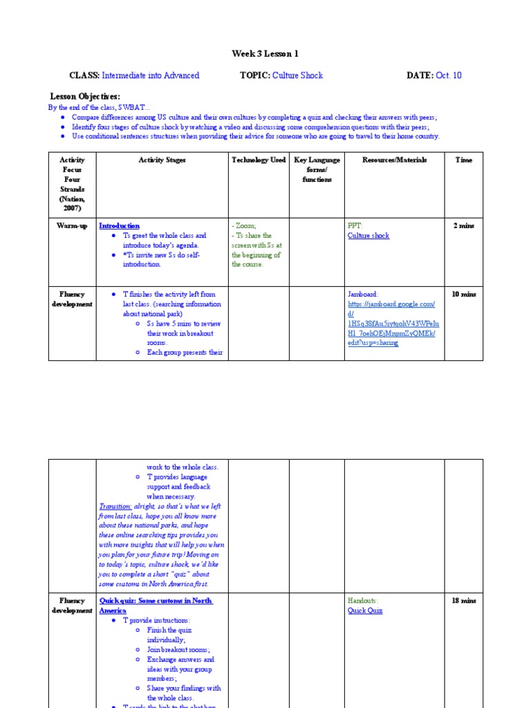 Sample Lesson Plan 2 | PDF | Peer Review | Behavior Modification