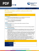 Bsbsus601 Task 1 v1 | PDF | Corporate Social Responsibility | Business