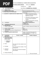 Detailed Lesson Plan in | PDF | Lesson Plan | Baking