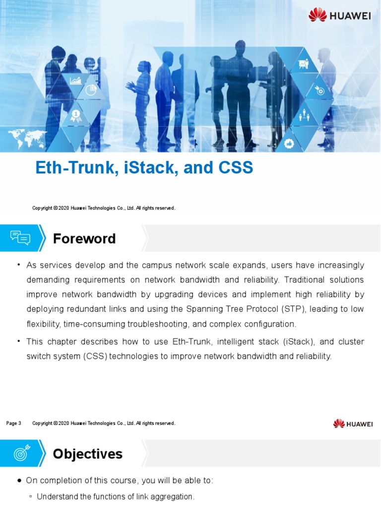 07+Eth-Trunk+iStack+and+CSS | PDF | Network Switch | Computer Network