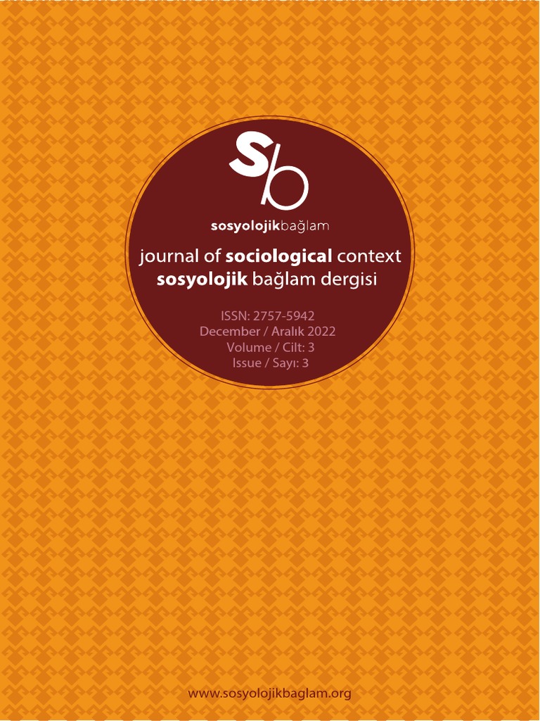 Sosyolojik Baglam Cilt 3 Sayi 3 | PDF | Urbanization | Turkey