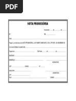 Modelo de Nota Promissória para Imprimir | PDF